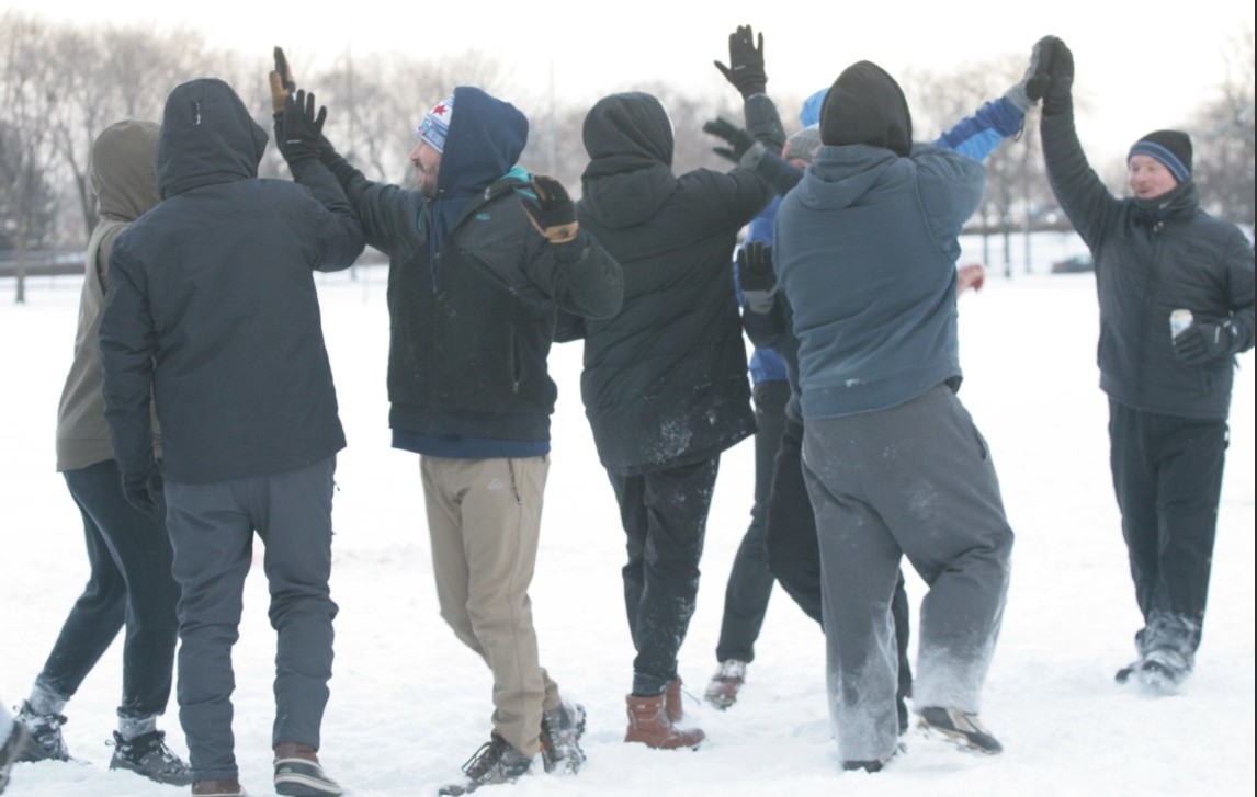 Softball In The Snow: Chicago’s DRESL Plays 15th Winter Classic ...