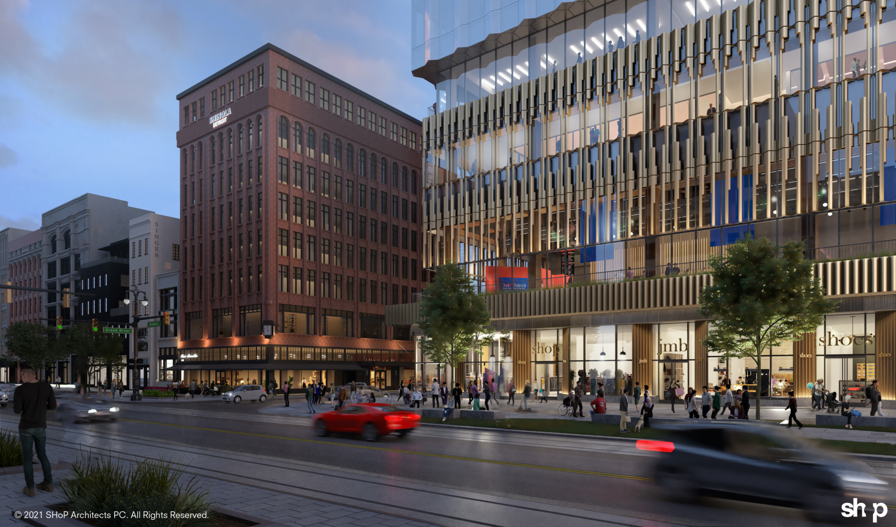 Construction moving along on Bedrock’s mixed-use redevelopment of ...