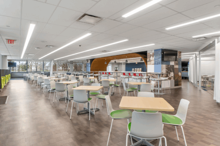 A case study in bringing new life to collaboration space, break rooms ...