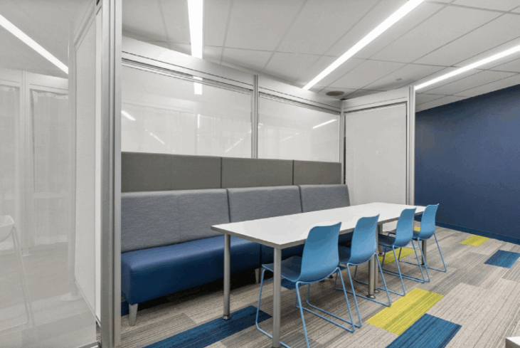 A case study in bringing new life to collaboration space, break rooms ...